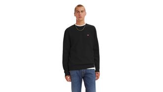Levi's Crew Sweatshirt Sweatshirt Herren, Schwarz (0008), S