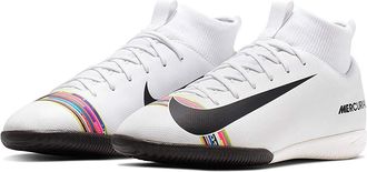 Nike Nike Unisex-Erwachsene Jr. SuperflyX 6 Academy LVL UP IC Futsalschuhe, Mehrfarbig (White/Black/Pure Platinum 000), 38.5 EU