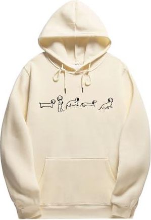 Generic Sweat-shirt surdimensionn&eacute; pour femme - Sweat &agrave; capuche &agrave; manches longues - Pull vintage Harajuku Streetwear - Veste &agrave; capuche 2026 - Automne - Hiver 