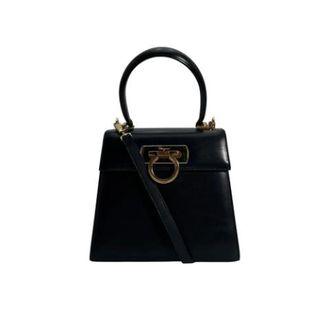 Ferragamo Pre-owned Leder Handtaschen - - Pre-owned - Damen - Schwarzk - ONE SIZE