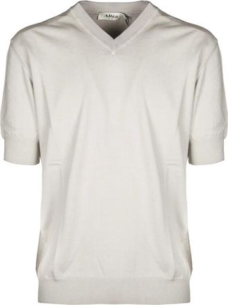 Altea Homme, Pulls, Beige, Taille: L V-neck Tricots