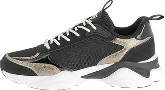 Les Tropeziennes LES TROPEZIENNES PAR M. BELARBI Femme Arya Chaussures DETENTE Baskets/Sneaker, Noir-Multi, 37 EU