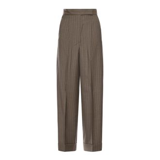 Max Mara Wide Hosen - - Trousers - Damen - Braun - S