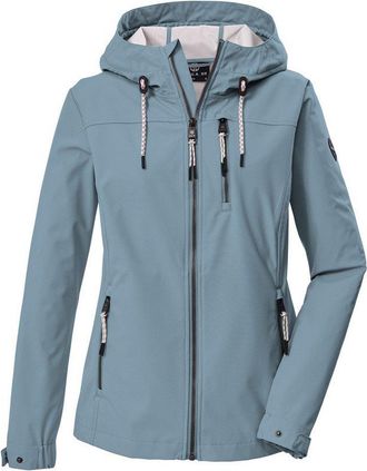 G.I.G.A. DX by killtec Softshelljacke GS 111 WMN SFTSHLL JCKT Atmungsaktive, wasserabweisende Damenjacke mit verstellbarer Kapuze