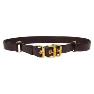 Miu Miu Ceinture Standard Pre-owned - Femme - Pre-owned - Brun - Taille: ONE Size
