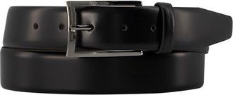 Lindenmann Herren Gürtel schwarz Glattleder