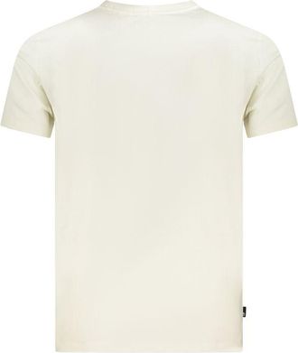 Timberland Logo-Embroidered Cotton T-Shirt - Beige