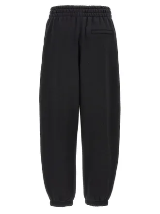 Alexander Wang Essential Terry Cotton Blend Joggers - Black