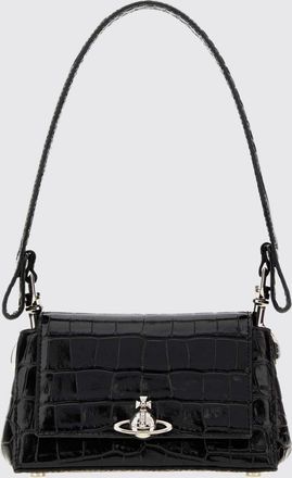 Vivienne Westwood Hazel Mini-Handtasche aus Leder in Kroko-Optik mit Orb-Logo