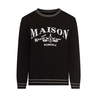 Maison Margiela Herren, Strickwaren, Schwarzk, XLGr&ouml;&szlig;e
