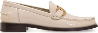 Ferragamo Loafer - Flat Shoes White - Gr. US_6_5 - in Wei&szlig; - f&uuml;r Damen