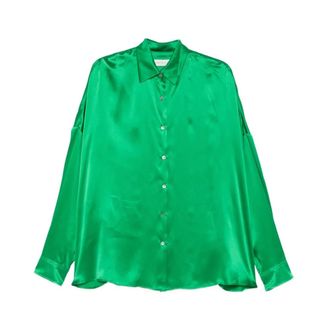 Dries Van Noten Damen, Blusen & Hemden, Gr&uuml;n, SGr&ouml;&szlig;e