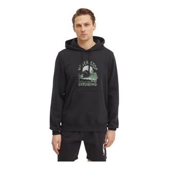 The North Face Outdoor Grafik Hoodie - - Sport - Herren - Schwarzk - L