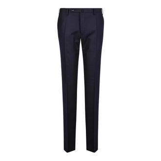 Incotex Blaue Ma&szlig;geschneiderte Hose Essential Design - - Trousers - Herren - Blau - S