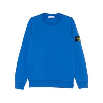 Stone Island Homme, Sweatshirts et sweats &agrave; capuche, Bleu, Taille: S Crewneck SweaT-shirt