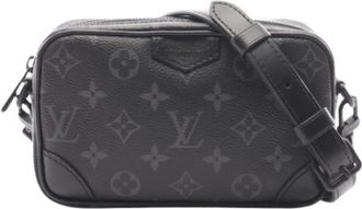 Louis Vuitton Pre-owned Sac bandouli&egrave;re Trocadero Monogram Eclipse - Homme - Pre-owned - Noir - Taille: ONE Size