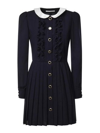 Alessandra Rich Robe Courte - Bleu Fonc&eacute;