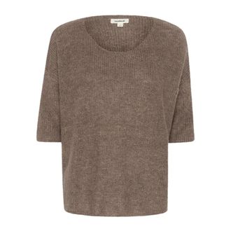 Soaked In Luxury SLTuesday Jumper - - Knitwear - Damen - Braun - 2XL