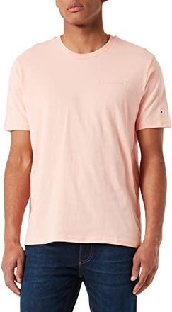 Champion American Classics Small Logo S/S T-Shirt, Rose, Homme