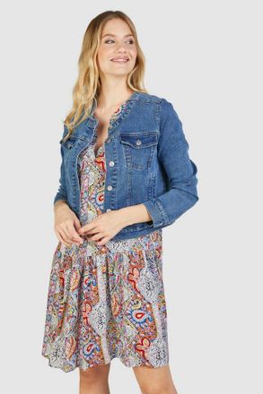 Navigazione Jeansjacke im Denim-Look