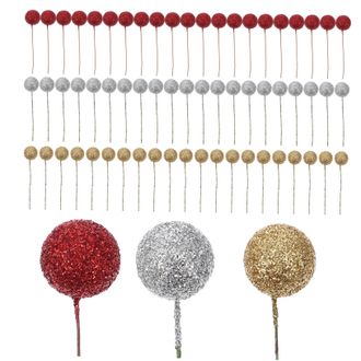 TOPBATHY 450 STK Schaum-Glitter-rosa-Frucht S&uuml;&szlig;er Aschenbecher Mini-Weihnachten Weihnachtsdekoration Mit H&auml;ngenden Kugeln Weihnachtskugelverzierungen Schaumgli