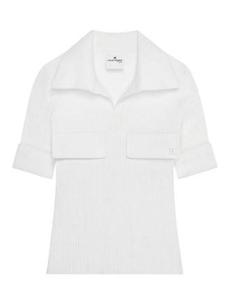 Courr&egrave;ges Top - Blanc