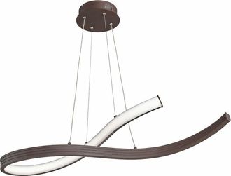 Fischer Leuchten Fischer Leuchten - Suspension led plafonnier salle &agrave; manger spot pendule rouille balanc&eacute; Fischer 60498