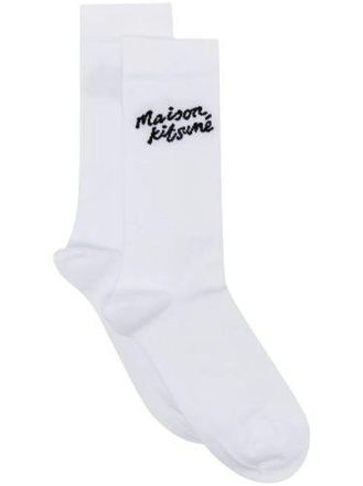 Maison Kitsun&eacute; | Maison Kitsune Handwriting Socks - 40 45