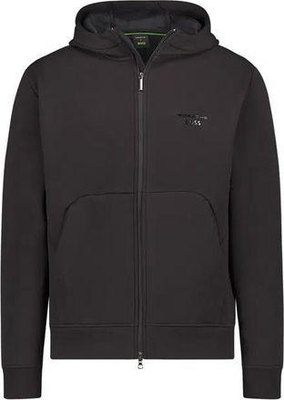 HUGO BOSS Herren Pullover schwarz unifarben