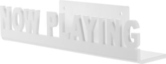 DOITOOL Wandregal f&uuml;r Schallplatten aus Verschlei&szlig;festem Acryl Schwebender Albumhalter zur Platzsparenden Vinyl Aufbewahrung Wei&szlig; f&uuml;r Wohnzimmer und B&uuml;ro