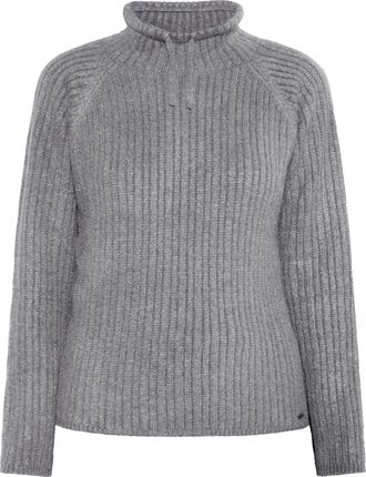 Dreimaster Dreimaster Strickpullover Damen grau melange