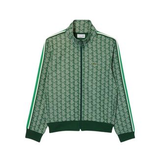 Lacoste Giaccia Monogram - - Sweatshirts & Hoodies - Herren - Gr&uuml;n - S