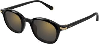 Cartier Ct0584S 001 Sonnenbrille - - Accessories - unisex - Schwarzk - 49 MM