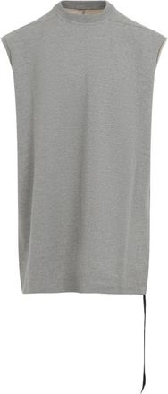 Rick Owens Homme, Tops, Gris, Taille: L Tarp T-shirt