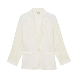 Ines De La Fressange Femme, Vestes, Blanc, Taille: 40 FR Bruna Tailored Jacket