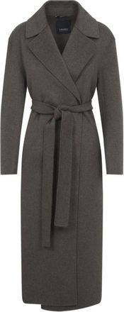 Max Mara Femme, Manteaux, Gris, Taille: 36 FR Manteau portefeuille Luna