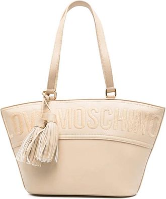 Love Moschino Damen Poljc4285pp0mkj0104u Schultertasche, beige