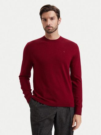 Calvin Klein Pullover LV04LB305G Dunkelrot Regular Fit