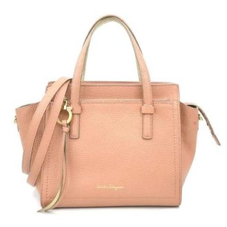 Ferragamo Pre-owned Leder Schultertasche - - Pre-owned - Damen - Rosa - ONE SIZE