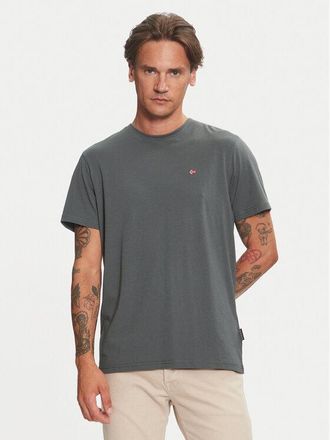Napapijri T-Shirt Salis NP0A4H8D Gr&uuml;n Regular Fit