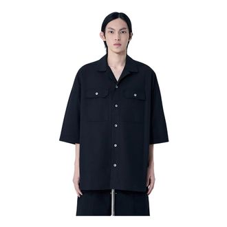 Rick Owens Magnum Tommy Shirt - - Shirts - Herren - Schwarzk - XL