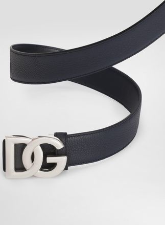 Dolce & Gabbana G&uuml;rtel Aus Kalbsleder - Mann G&uuml;rtel Blue 120