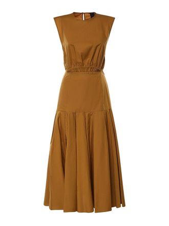 Pinko Robe Au Genou - Bronze
