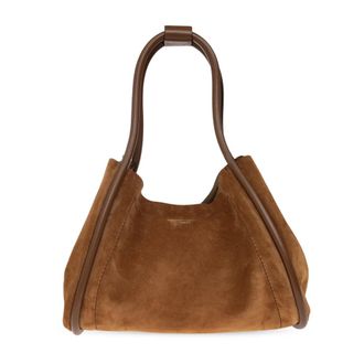 Max Mara Wildleder-Tragetasche Marine - - Bags - Damen - Braun - ONE SIZE