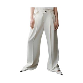 Marella Elegante Stoffhose - - Trousers - Damen - Wei&szlig; - S
