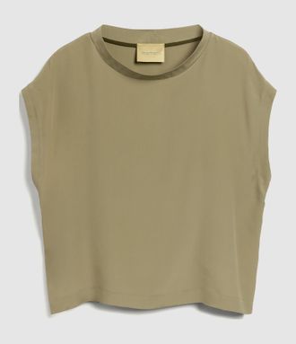 Momoni Top Curacao Blouse Verde Salvia