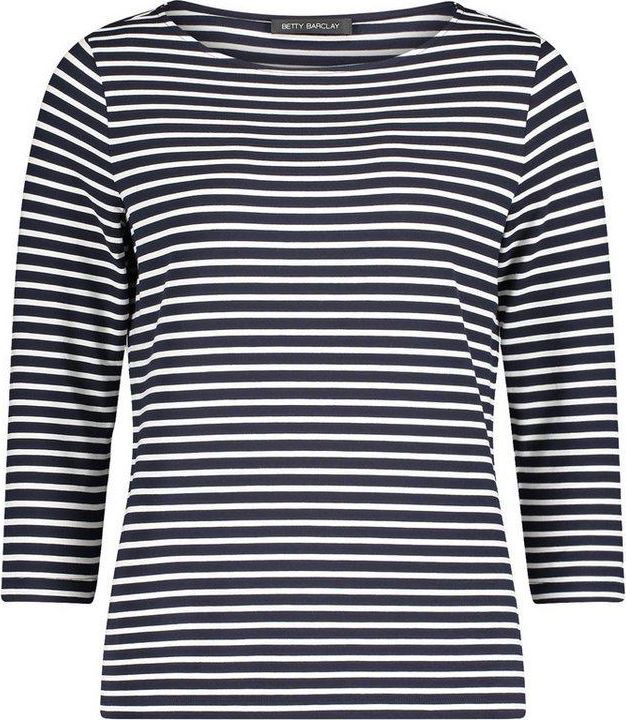 3/4-Arm-Shirt Damen mit Ringel (1-tlg)