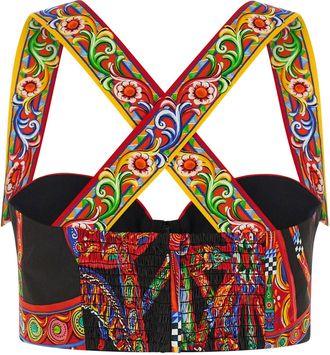 Dolce & Gabbana Carretto Bustier - Black