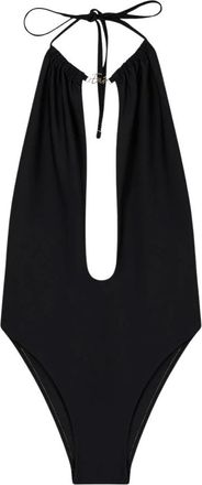 Emporio Armani Femme, Maillots de bain, Noir, Taille: 40 FR Maillot de bain une pi&egrave;ce &agrave; large encolure