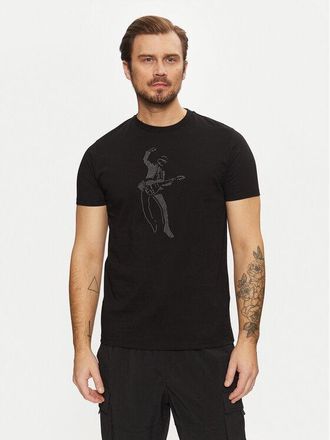 Karl Lagerfeld T-Shirt 755089 551225 Schwarz Regular Fit